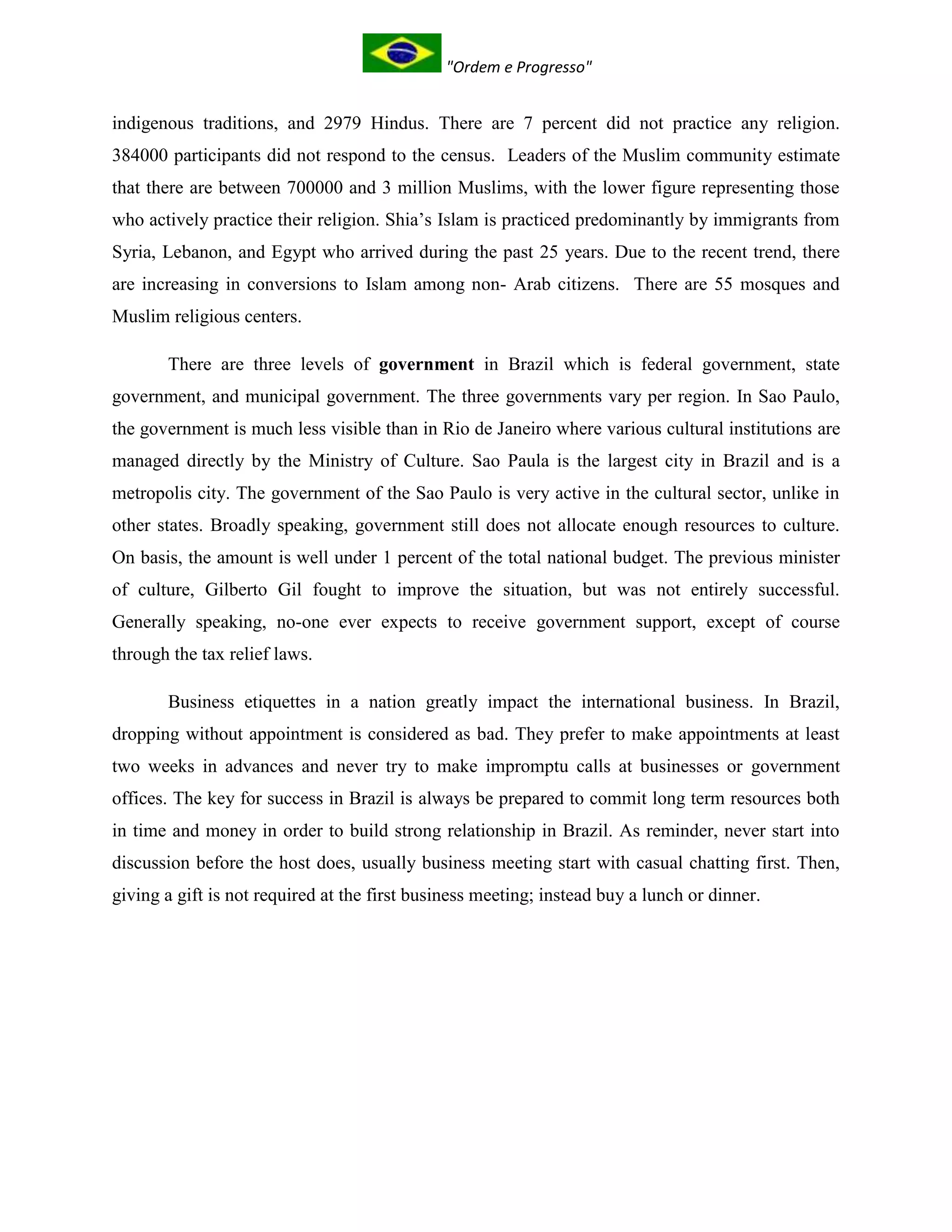 report of brazil | DOCX