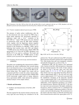 Group5.the influence of phosphorus precursors on the synthesis and bioactivity si o2 cao-p2o5 ...