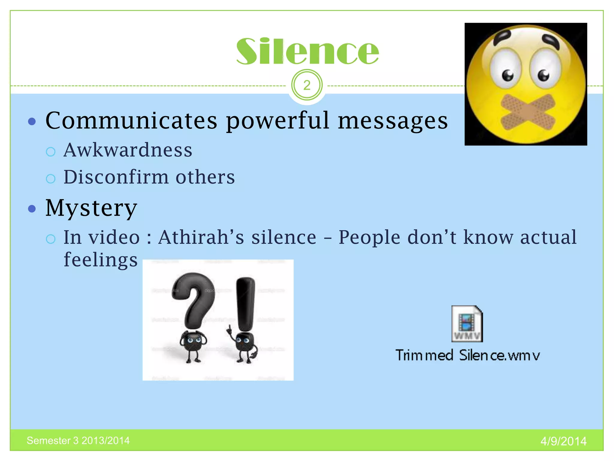 Types of Non-Verbal Communication | PPT