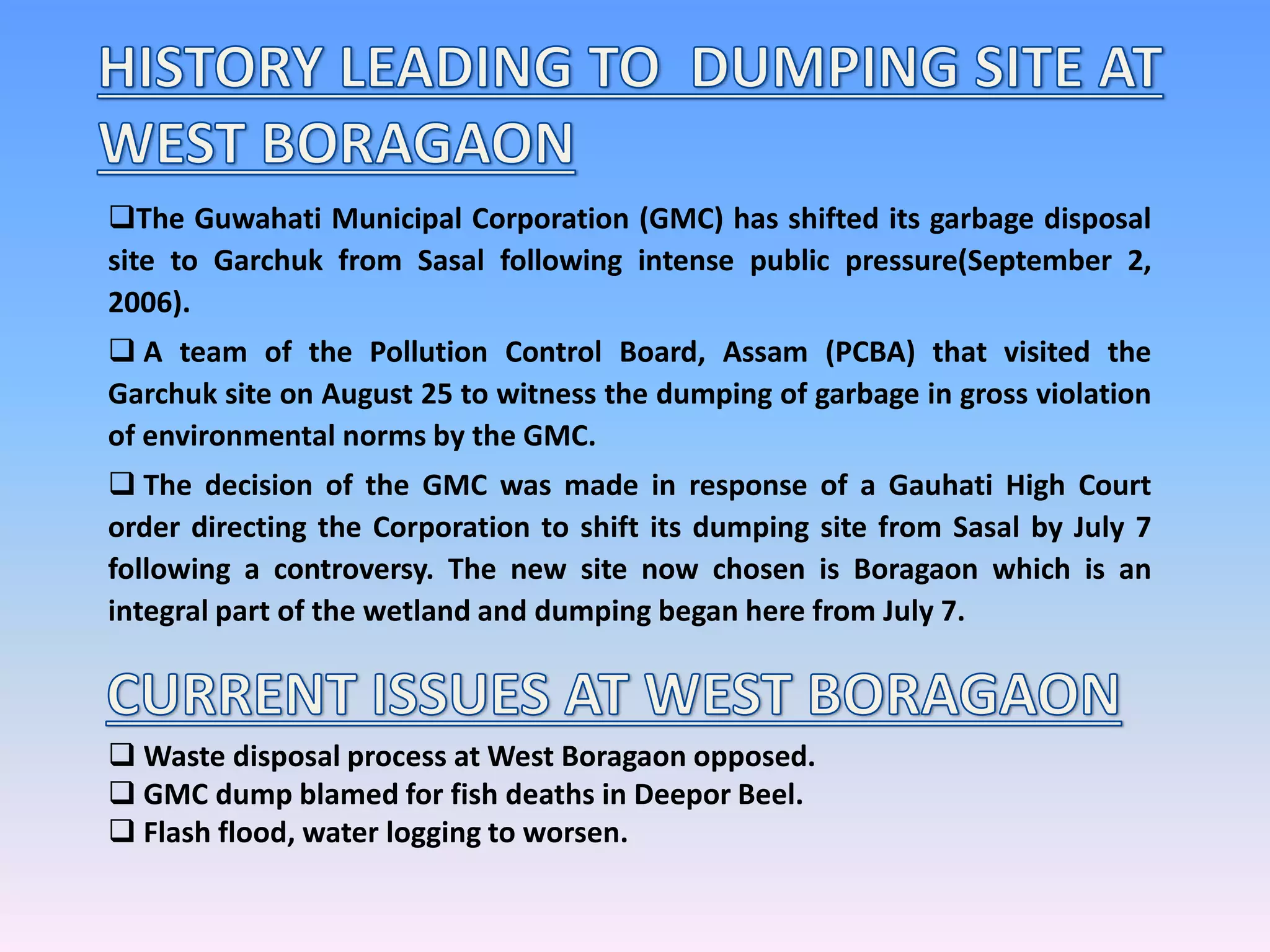 Solid waste management in Guwahati city | PPTX