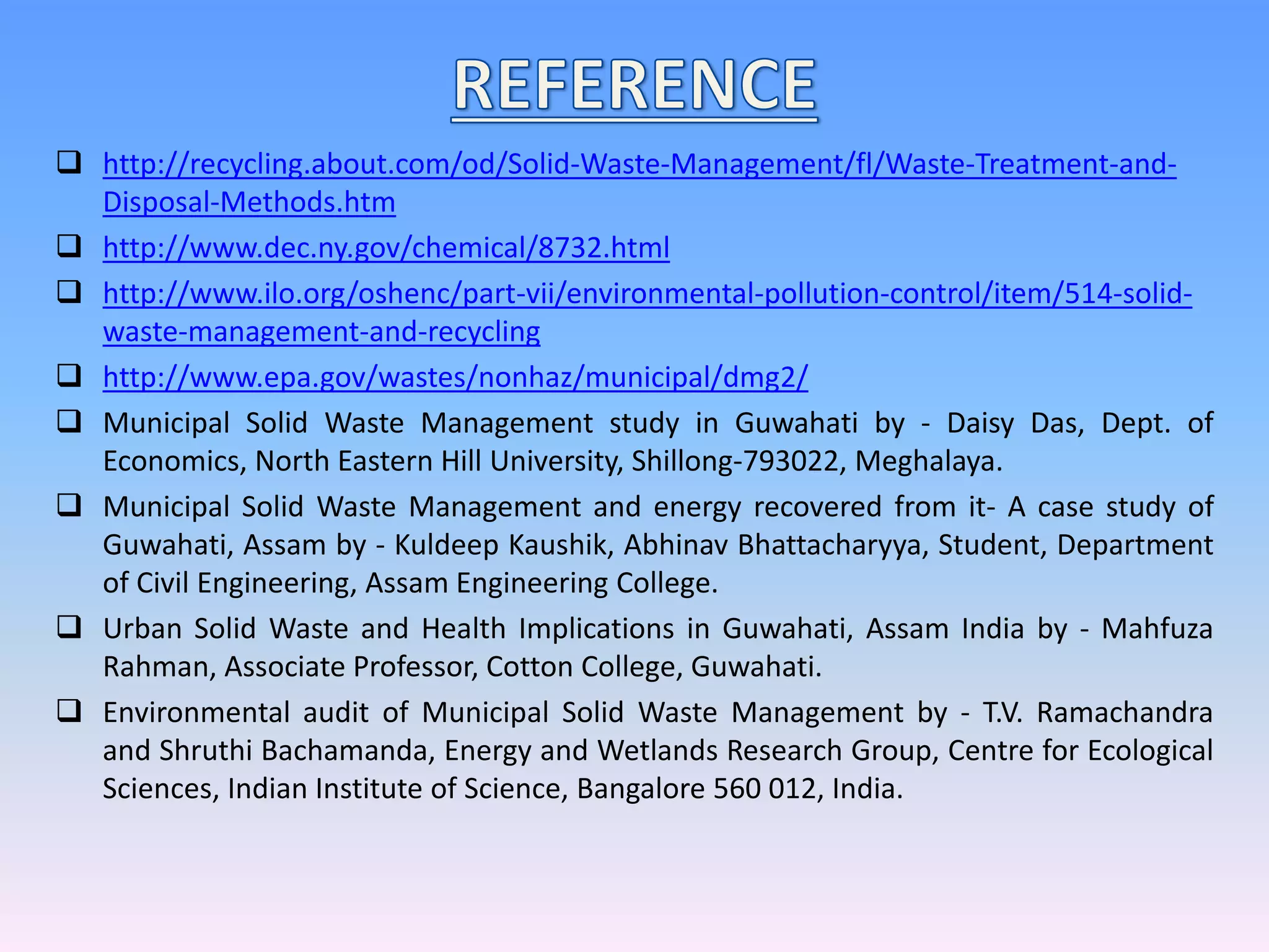 Solid waste management in Guwahati city | PPTX