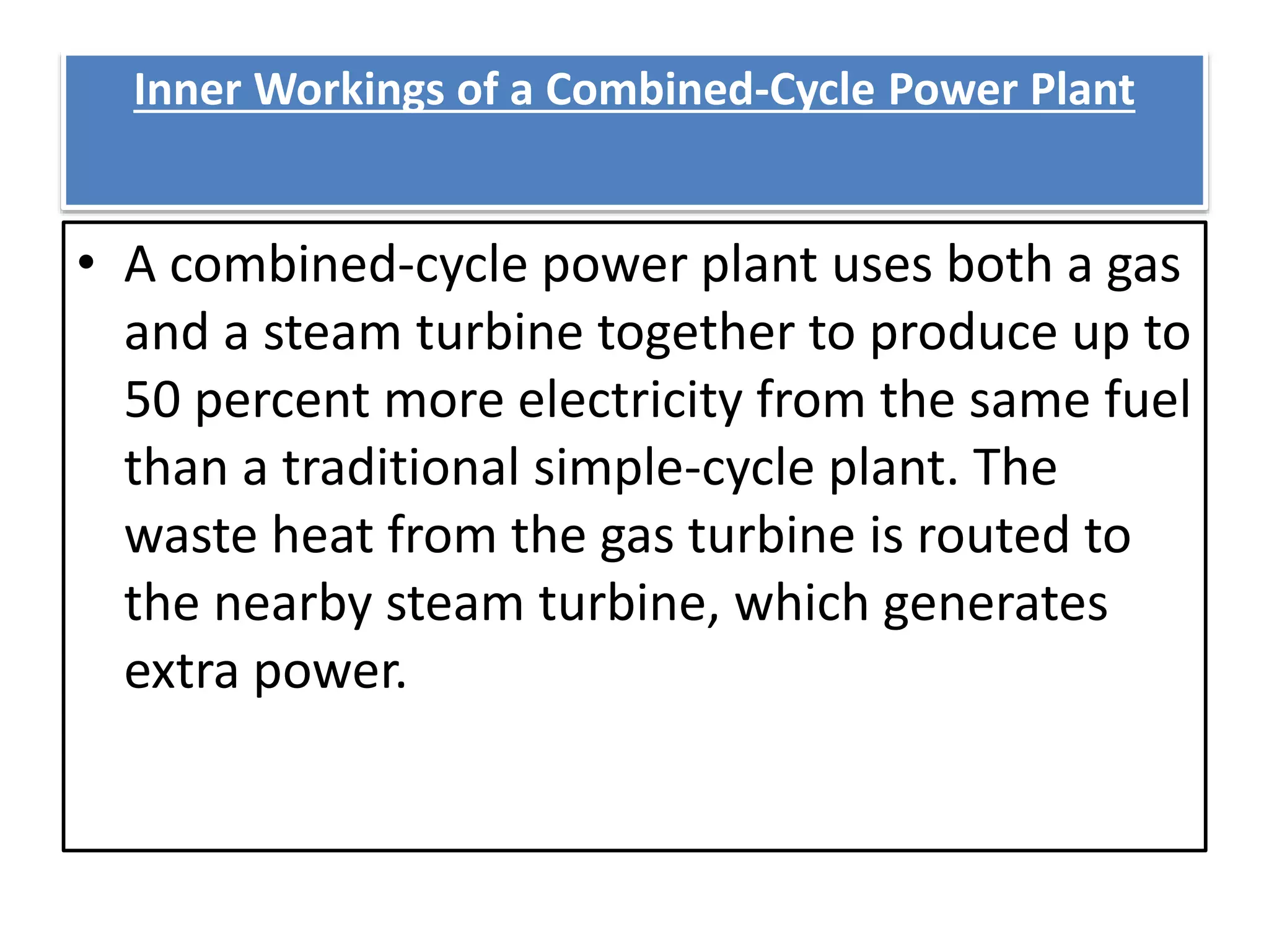 Combined Cycle Power Plant | PPTX