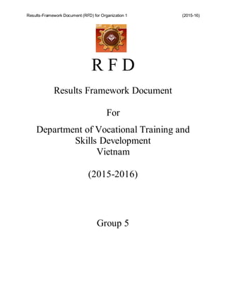 R F D Results Framework Document - Group 5 | DOCX