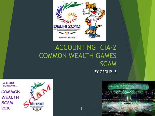 commonwealth game scam | PPTX