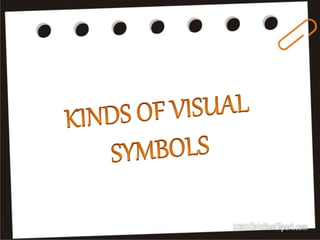 teaching visual symbols | PPT