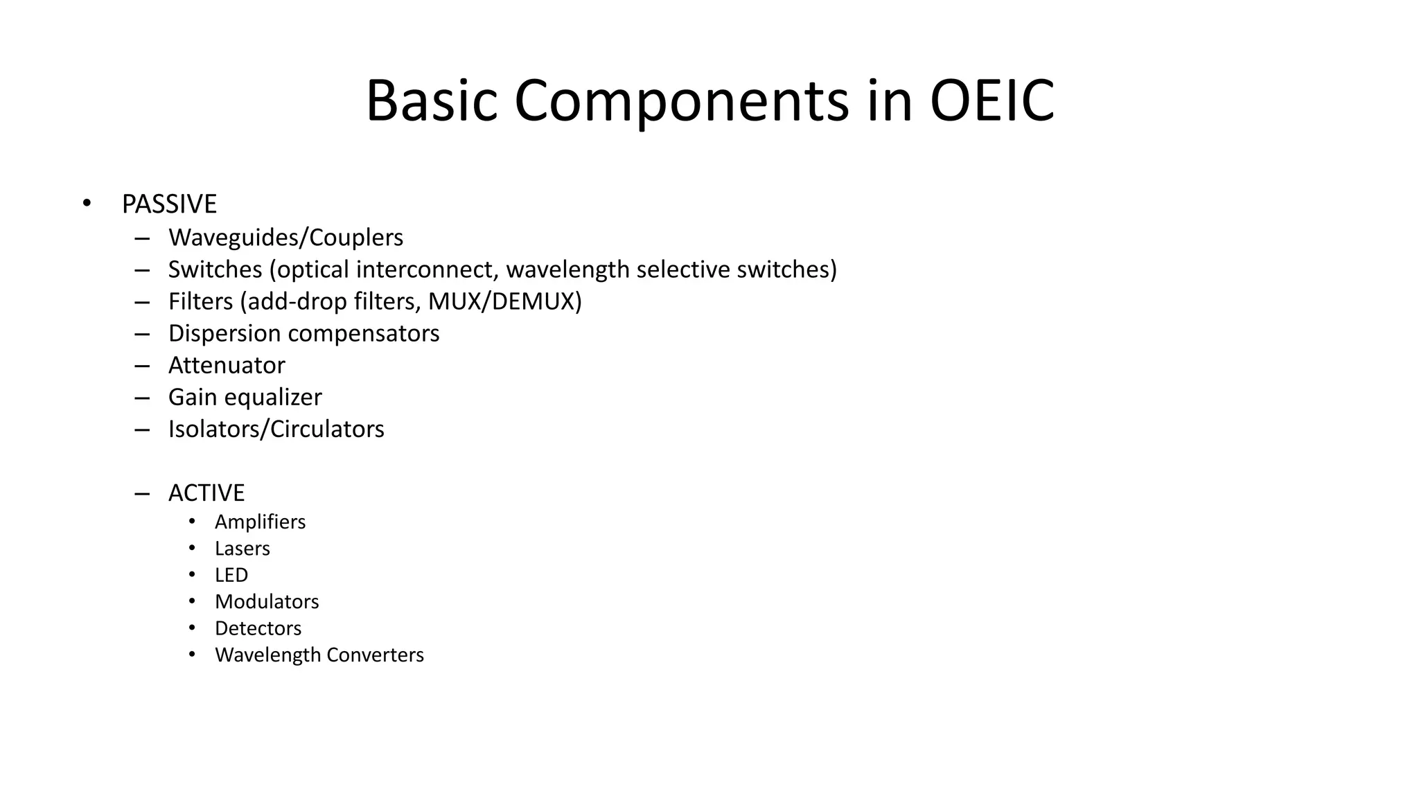 FIBER BRAGG GRATING AND ITS APPLICATIONS OPTICAL SWITCH OPTO-ELECTRONIC ...
