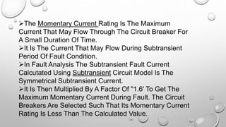 Selection Of Circuit Breaker | PPTX