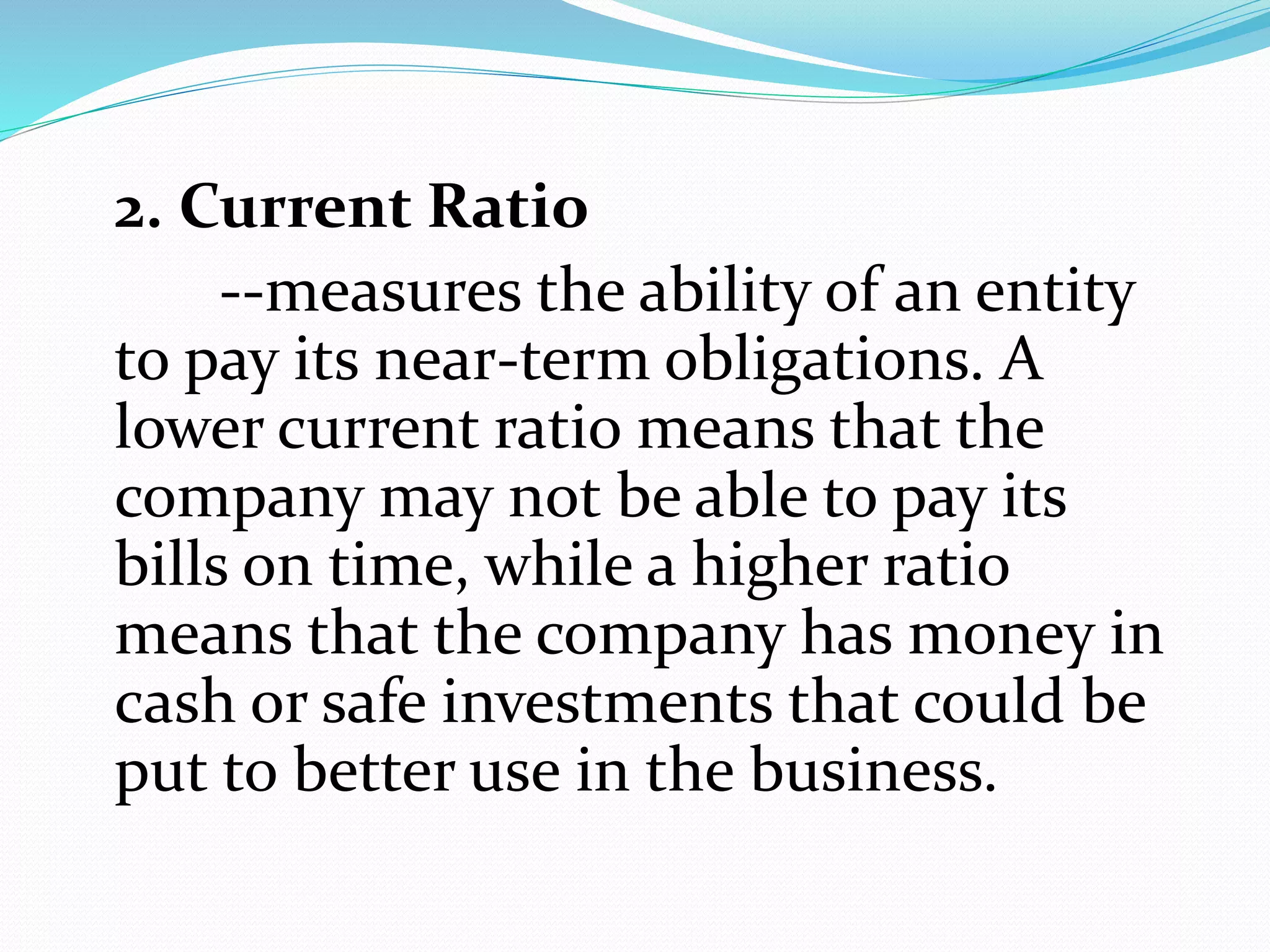 Computing Different Types of Financial Ratios | PPTX