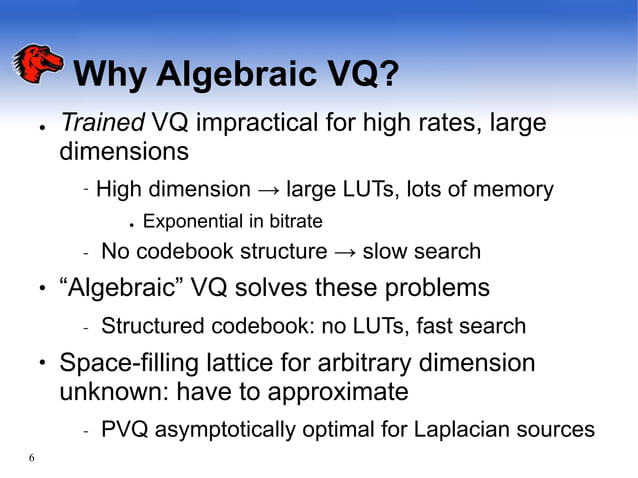 Pyramid Vector Quantization | PPTX | Computing | Technology & Computing