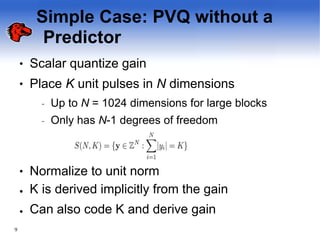 Pyramid Vector Quantization | PPTX