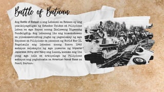 Kasaysayan at Kultura ng Bataan | PPTX