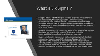 Six sigma of ford Motors | PPTX