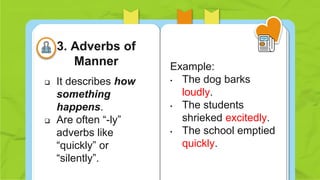 Adjectives and adverbs | PPTX