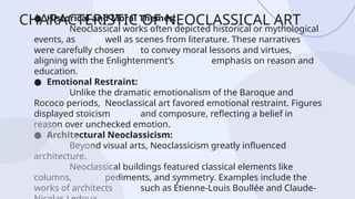 Art Appreciation about the art neoclassixal | PPTX | Modern Art | Fine Art