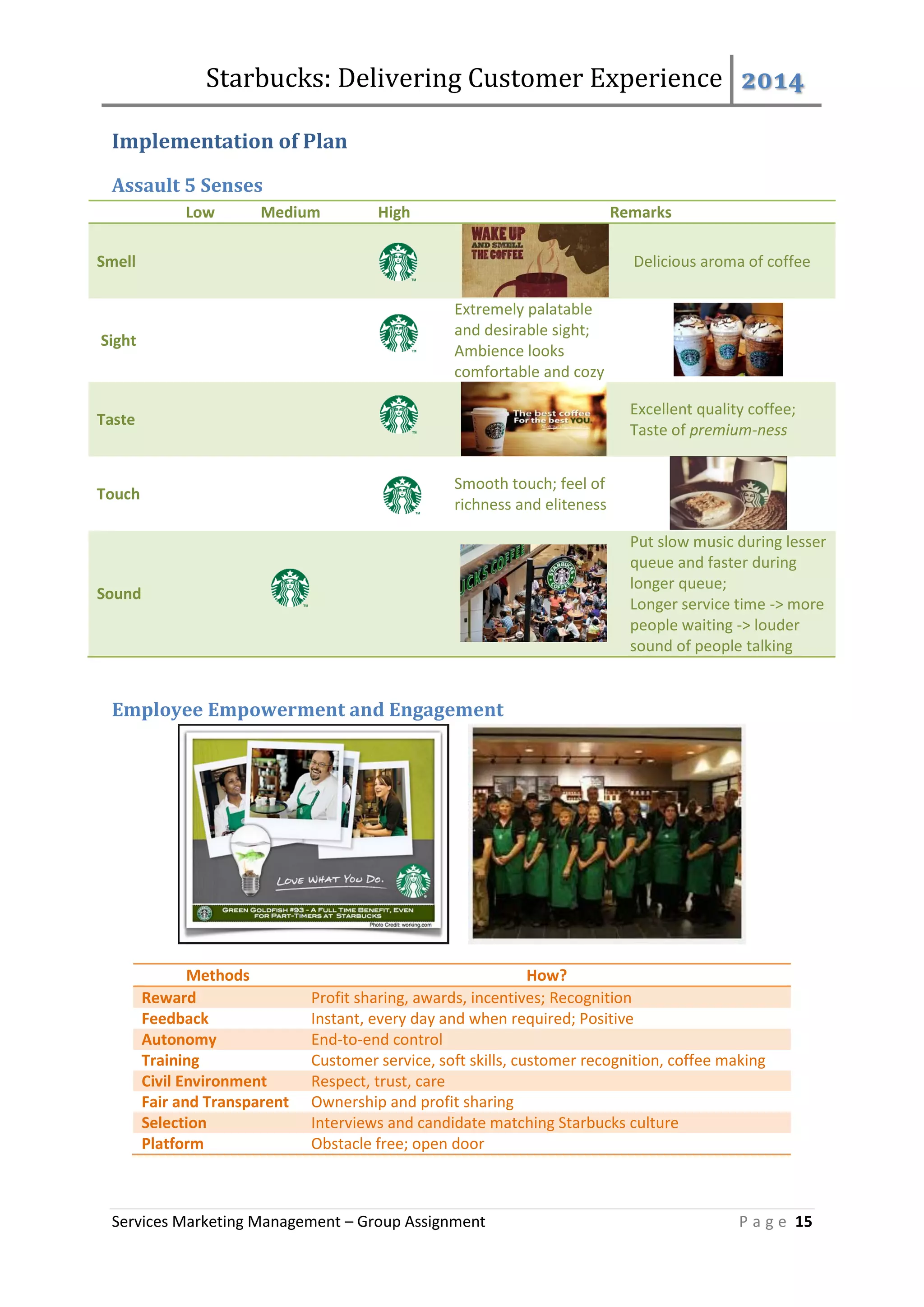 STARBUCKS: DELIVERING CUSTOMER EXPERIENCE | PDF