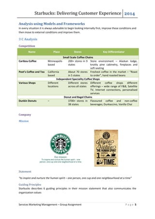 STARBUCKS: DELIVERING CUSTOMER EXPERIENCE | PDF
