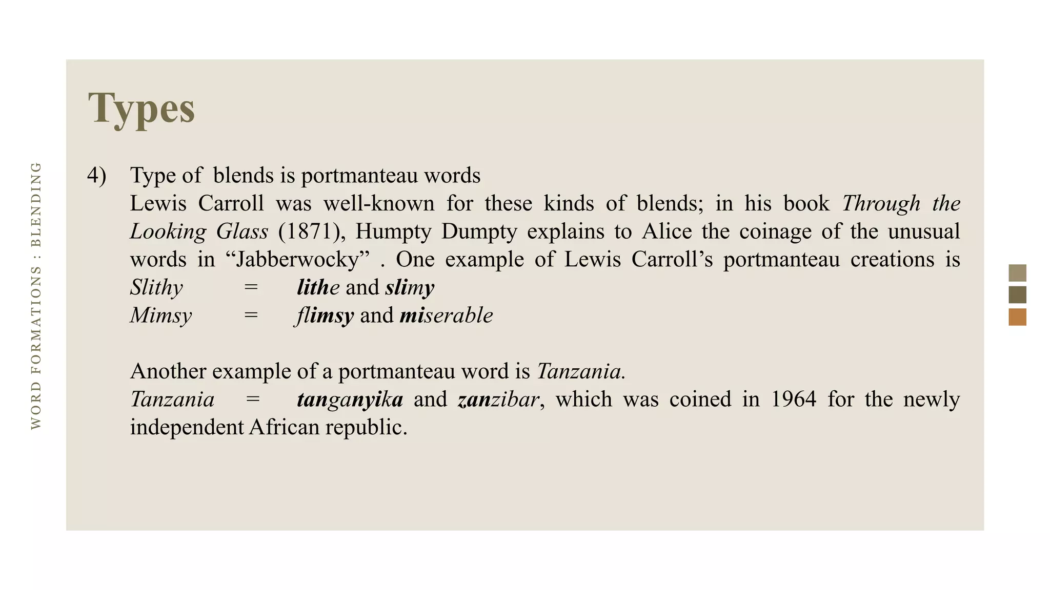 Word Formation Process - Blending | PPTX