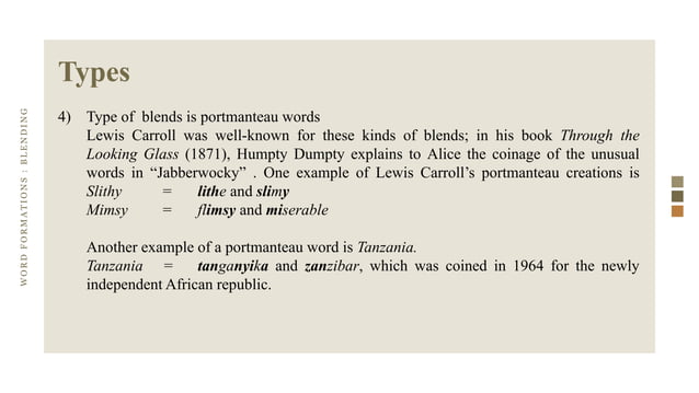 Word Formation Process - Blending | PPTX