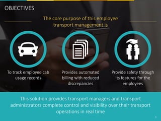 A transport management application | PPTX