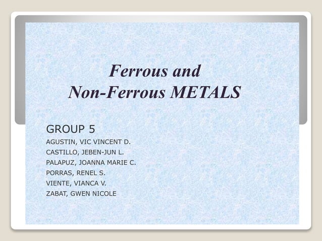 GROUP5-classification-of-metal (1)kk.ppt | Free Download