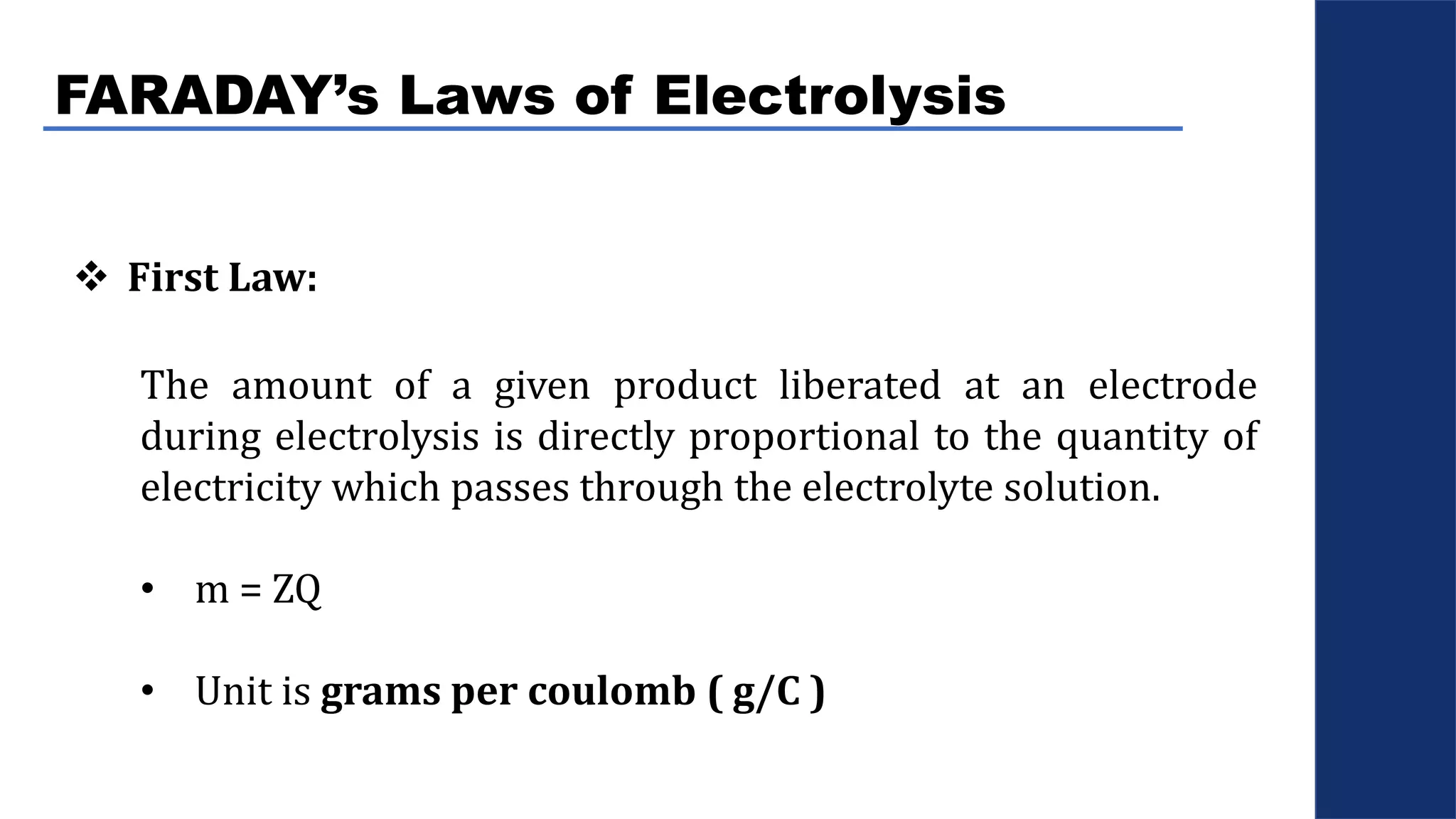 Electrolysis and Electrical Properties of Solution | PPTX