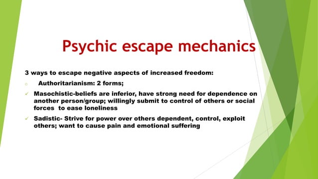 ERICH SELIGMANN FROMM THEORIES (1900-1980) | PPTX