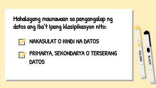 Group 5 filipino- Pagkalap ng Datos sa Pananaliksik | PDF