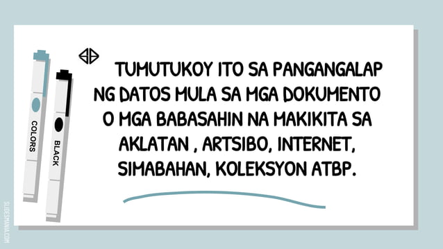 Group 5 filipino- Pagkalap ng Datos sa Pananaliksik | PDF Group 5 filipino- Pagkalap ng Datos sa Pananaliksik | PDF