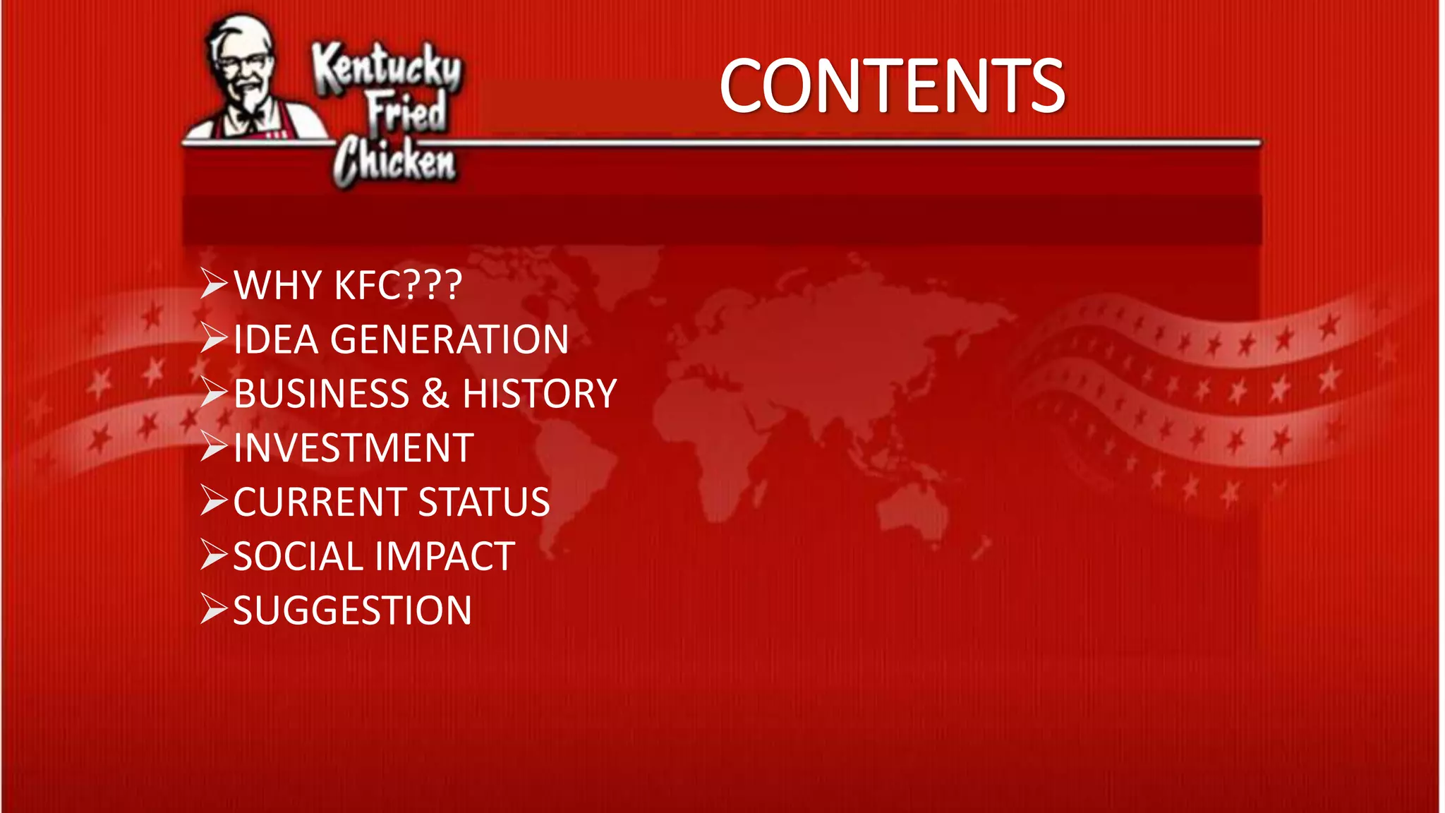 PPT on KFC | PPTX
