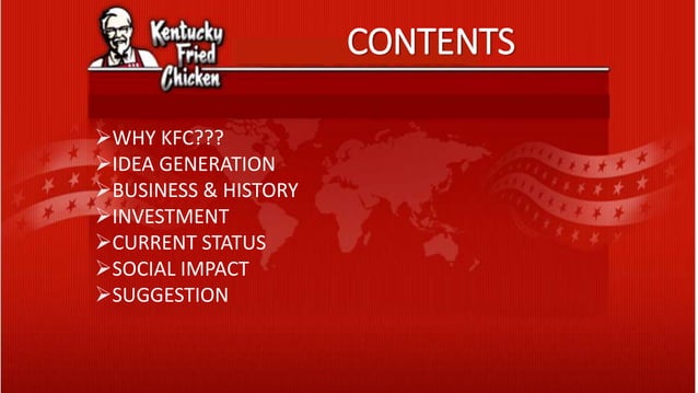 PPT on KFC | PPTX