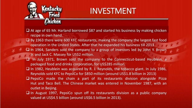 PPT on KFC | PPTX