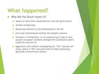 European Union: Events from Treaty of Nice | PPTX