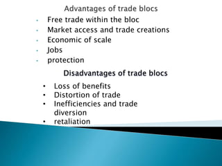 Group 5 trade blocs | PPT