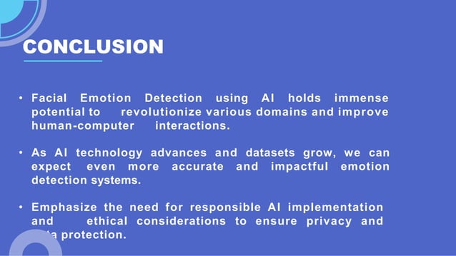 facial Emotion Datection using Artificial intelligence | PPTX