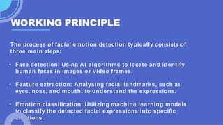 facial Emotion Datection using Artificial intelligence | PPTX