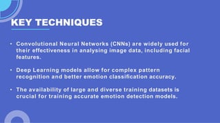 facial Emotion Datection using Artificial intelligence | PPTX