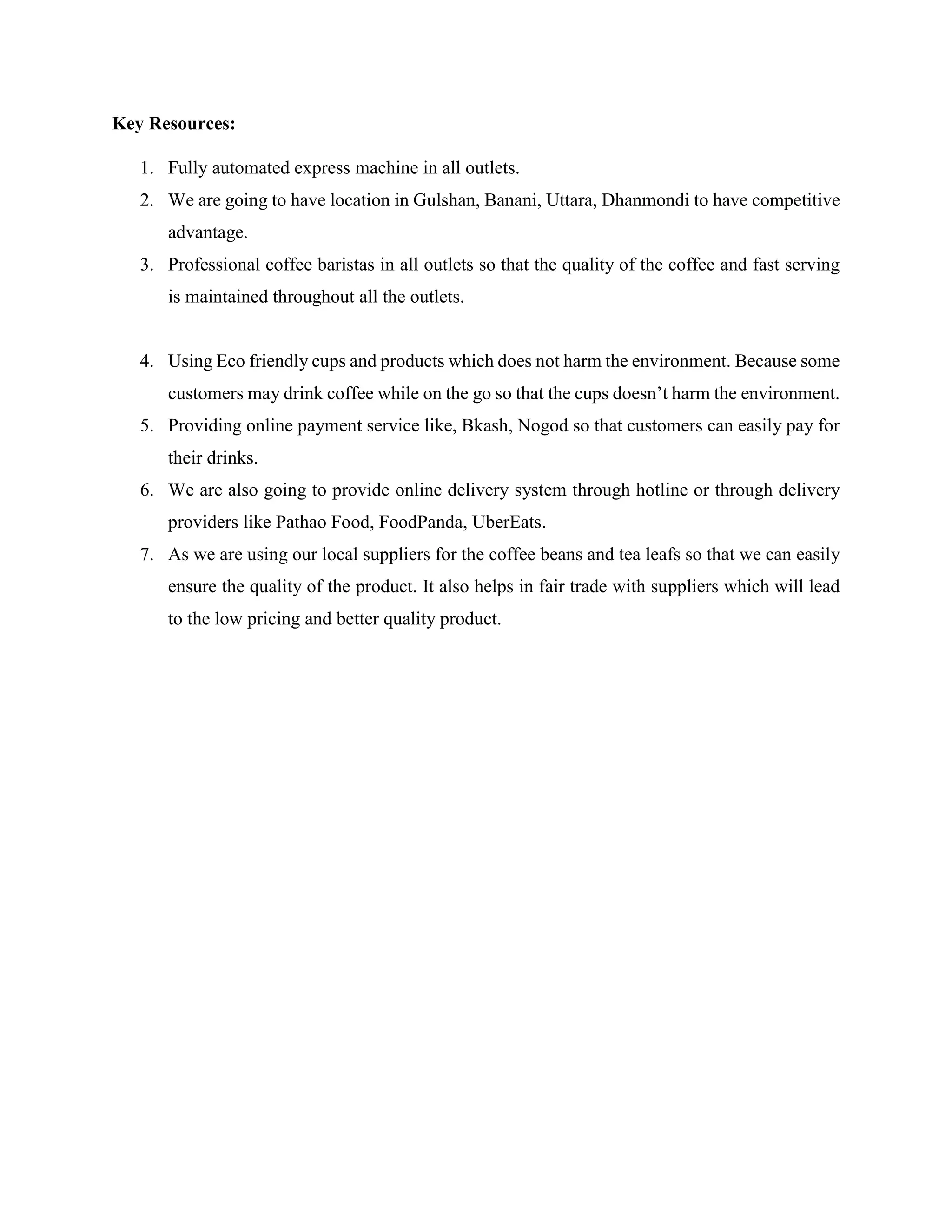 Business model canvas of a Coffee shop | PDF