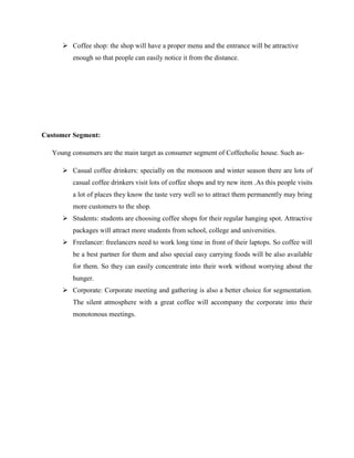 Business model canvas of a Coffee shop | PDF