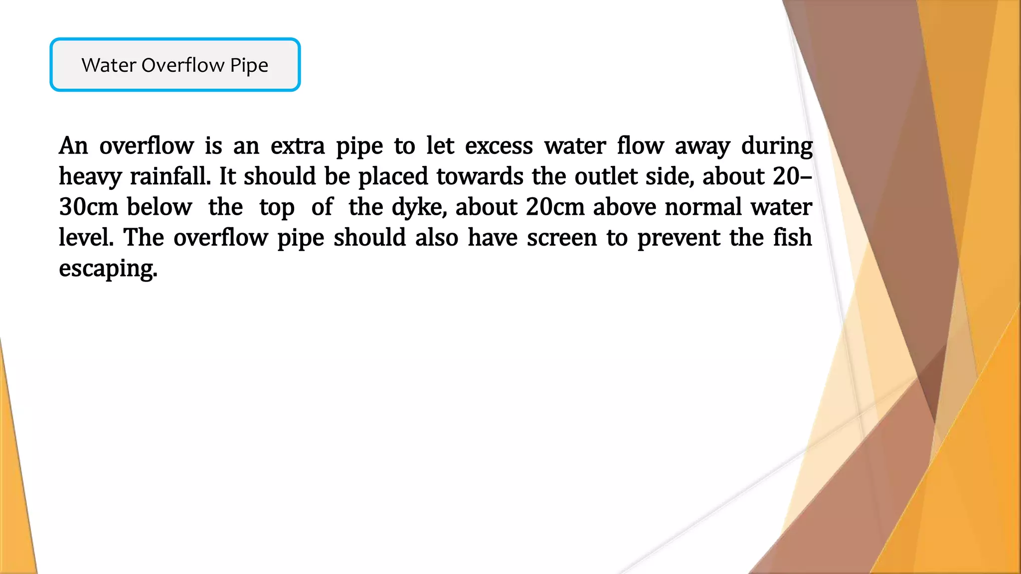 design and construction of fin fish farm | PPTX