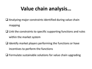 AGRI-VALUE CHAIN DEVELOPMENT PROCESSES | PPTX