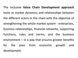 AGRI-VALUE CHAIN DEVELOPMENT PROCESSES | PPTX