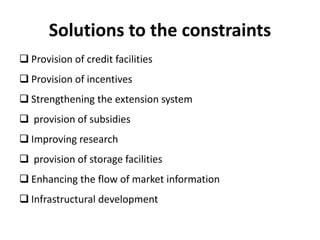 AGRI-VALUE CHAIN DEVELOPMENT PROCESSES | PPTX