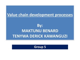 AGRI-VALUE CHAIN DEVELOPMENT PROCESSES | PPT