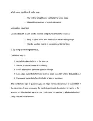 Group 5 four types of multiple classroom teaching are using ...