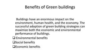 Green buildings | PPTX