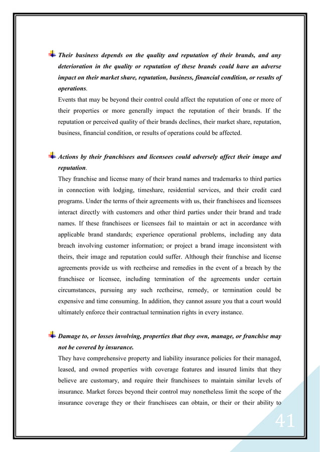 Principles of Management in Hotel Industry (Marriott Hotels & Resorts ...