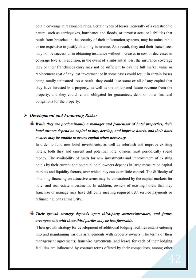 Principles of Management in Hotel Industry (Marriott Hotels & Resorts ...