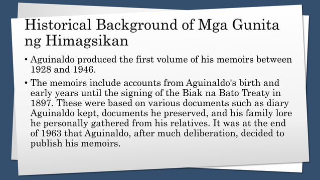 Mga Gunita ng Himagsikan | PPTX