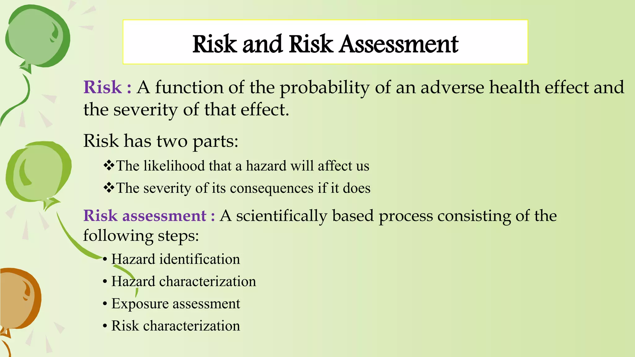 Group 5 ( microbial hazard and risk assessment ) | PPTX