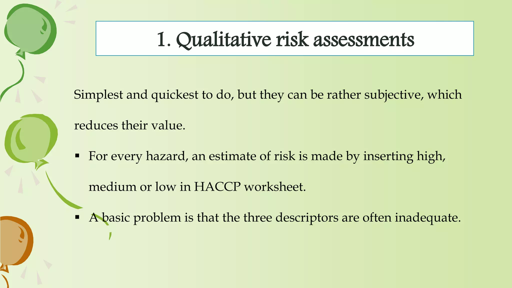 Group 5 ( microbial hazard and risk assessment ) | PPTX